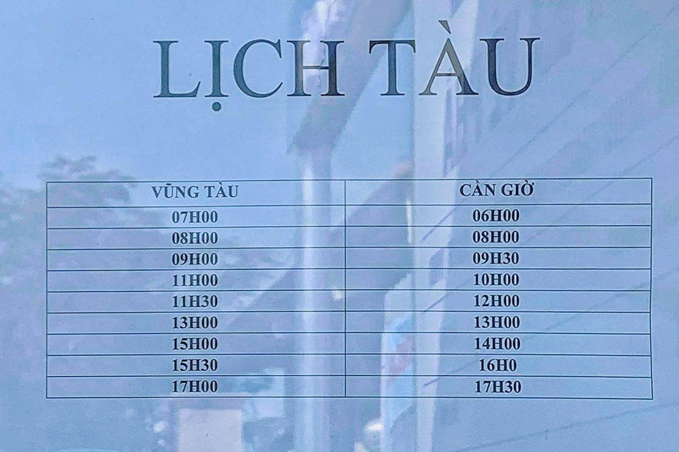 Phà Biển Cần Giờ - Vũng Tàu: lịch trình, giá vé